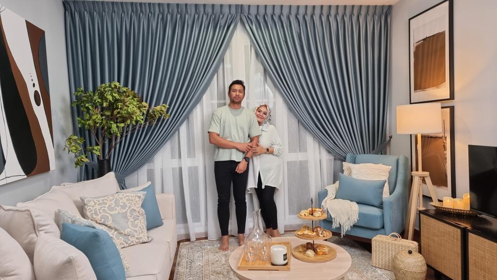 Teal Blue, Langsir Pilihan Zulin Aziz - Ai CURTAiNS