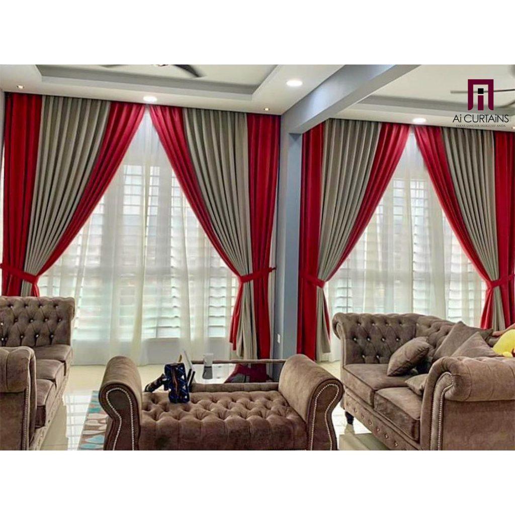 Seni dalam Ruang: Kesan Warna Langsir Terhadap Keharmonian Ruang Tamu